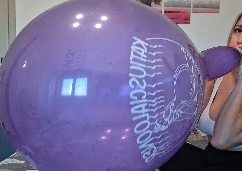 Belbal 17" crystal purple Katiuscialooner b2p – Katiusciaballoons